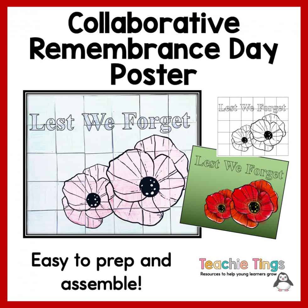 ANZAC Day Collaborative Poster – Teachie Tings