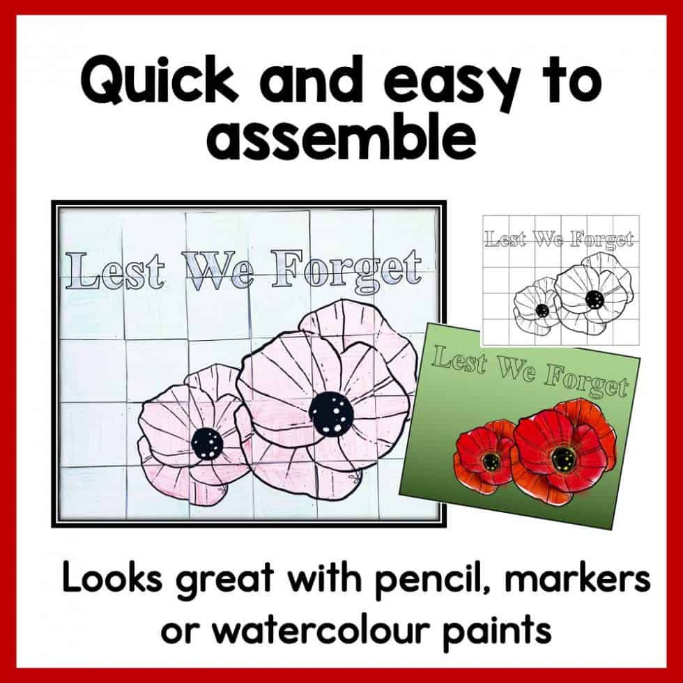 ANZAC Day Collaborative Poster – Teachie Tings