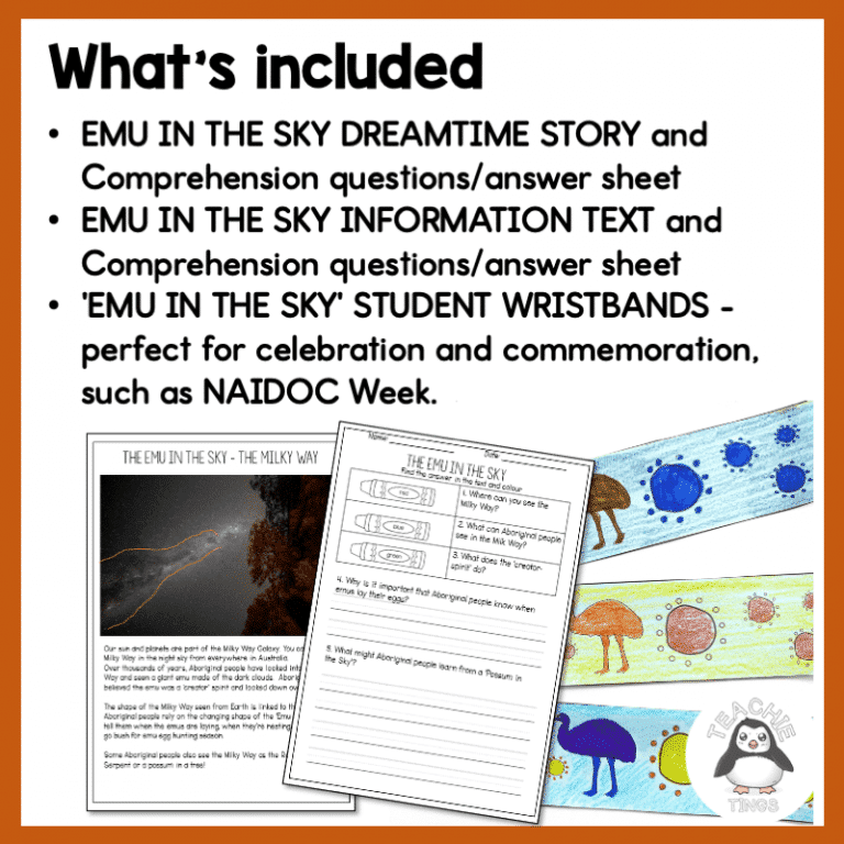 Aboriginal Astronomy Emu In The Sky — Teachie Tings