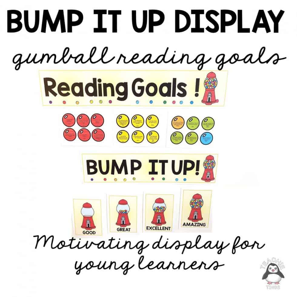 Bump It Up Wall for Reading – Teachie Tings – Time-Saving Teacher Resources