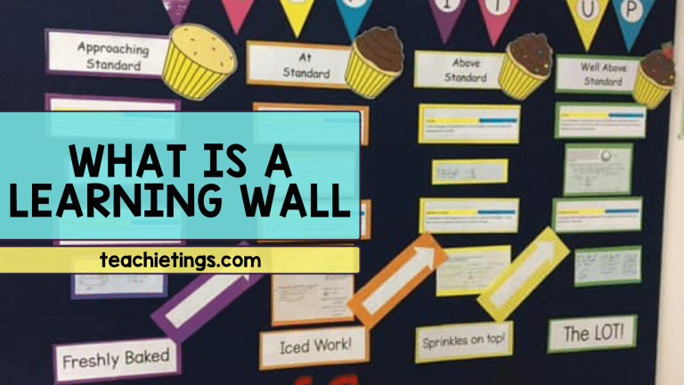 What Is A Learning Wall? — Teachie Tings