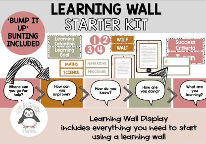 What is a Learning Wall? – Teachie Tings