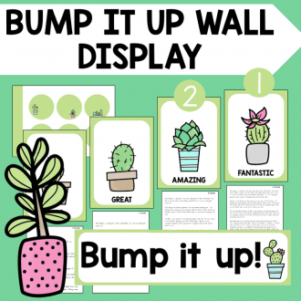 Bump It Up Wall Display - Simple, boho shades — Teachie Tings