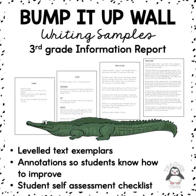 BUMP IT UP WALL | Writing Samples Archives — Page 2 of 2 — Teachie Tings