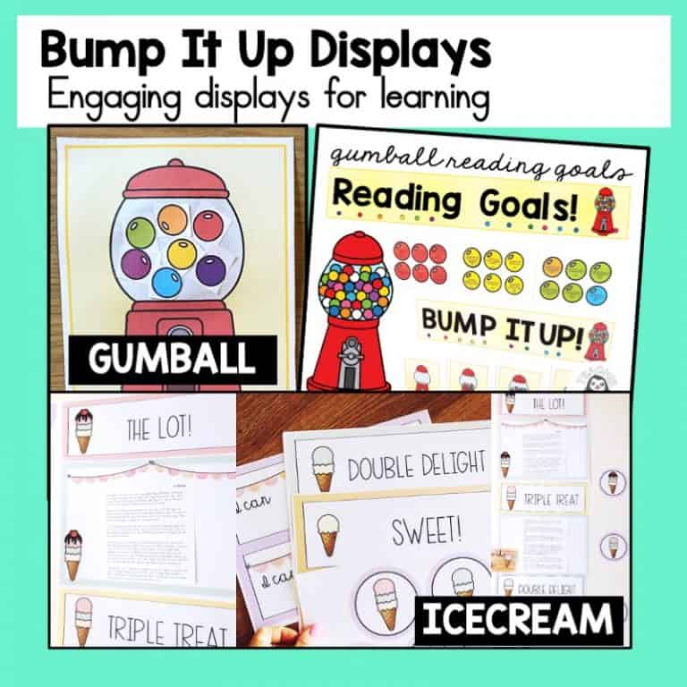 Bump It Up Wall Writing Bundle – Teachie Tings – Time-Saving Teacher ...