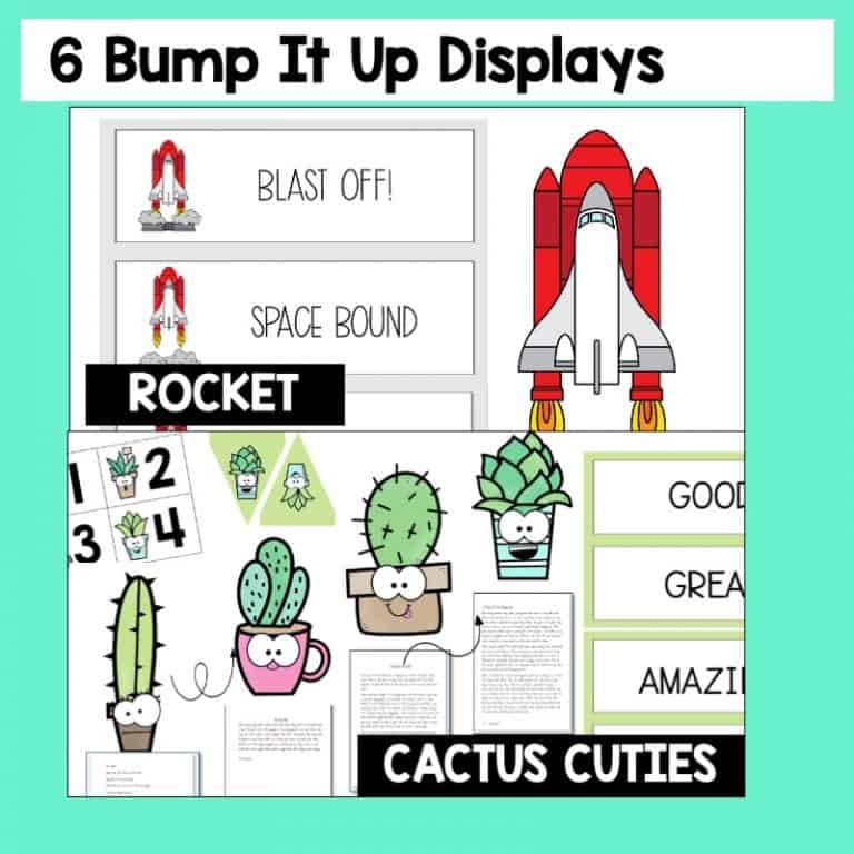 Bump It Up Wall Writing Bundle – Teachie Tings – Time-Saving Teacher ...