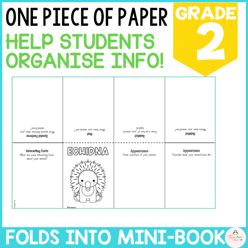 Australian Animal Information Report Mini Books – Teachie Tings – Time ...