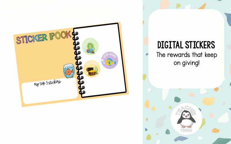 How To Add A Sticker Book To Seesaw — Teachie Tings