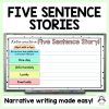 Five Sentence Stories – Narrative – Teachie Tings – Time-Saving Teacher ...