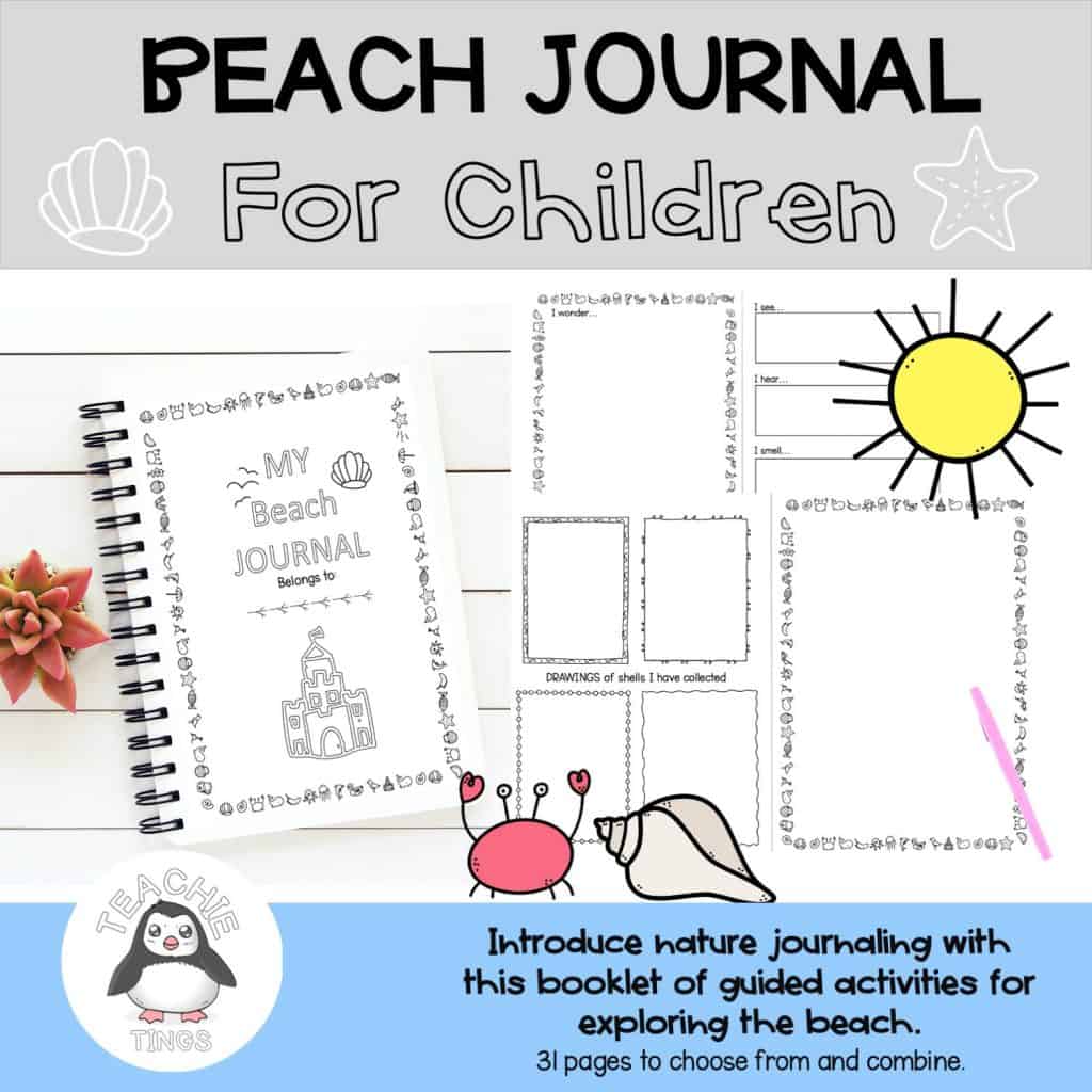 Beach Journal for Children – Nature journal – Teachie Tings – Time ...