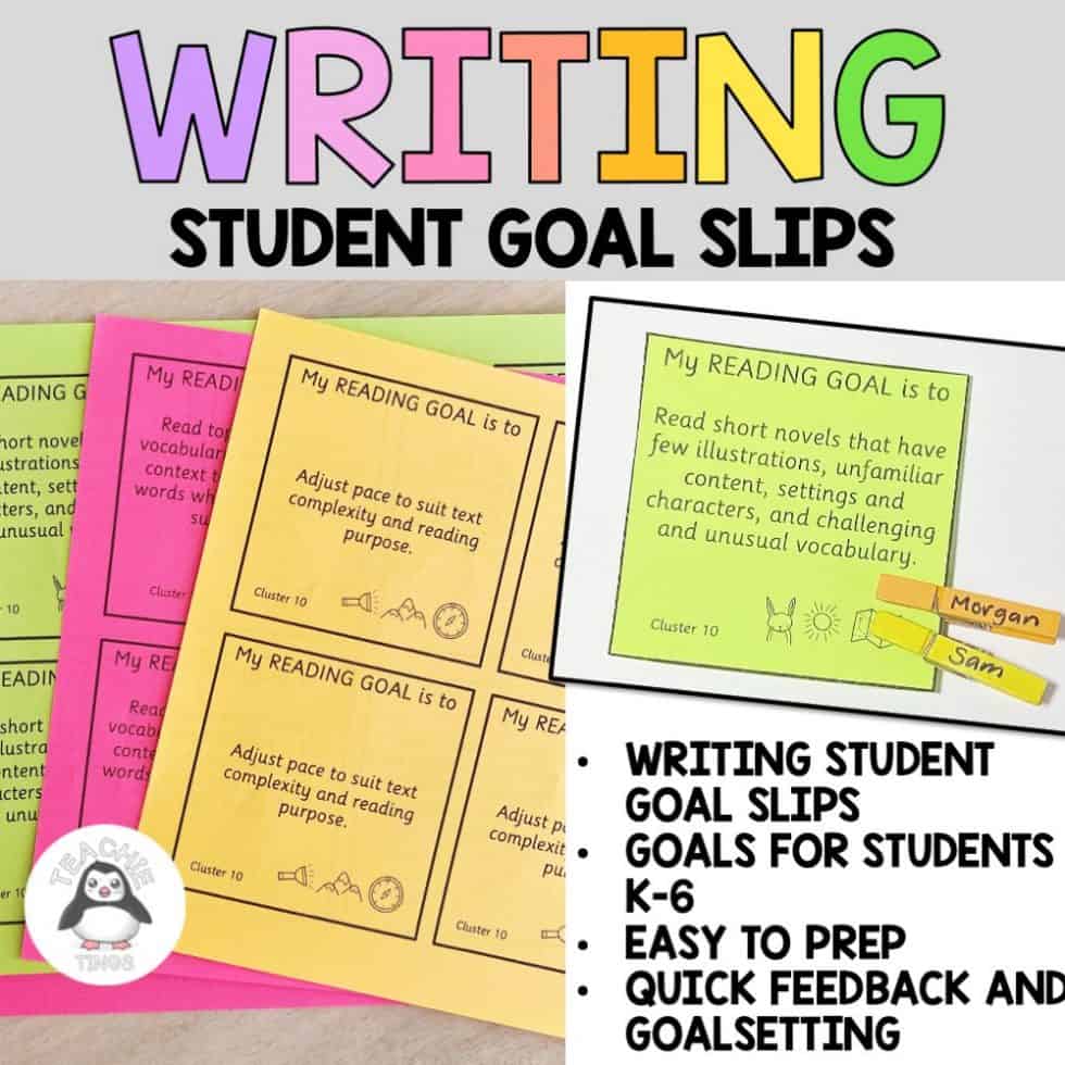 Student Goals – Teachie Tings – Time-Saving Teacher Resources