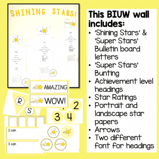 Bump It Up Wall Stars – Teachie Tings – Time-Saving Teacher Resources