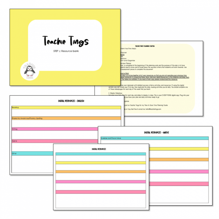 Teachie Tings Time-Saving Planner – Teachie Tings – Time-Saving Teacher ...