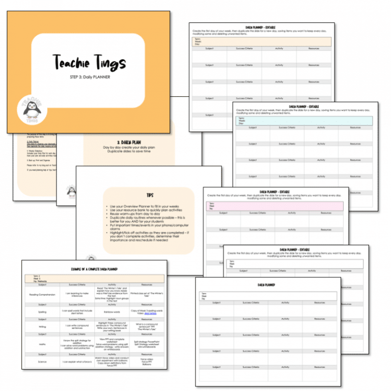 Teachie Tings Time-Saving Planner – Teachie Tings – Time-Saving Teacher ...