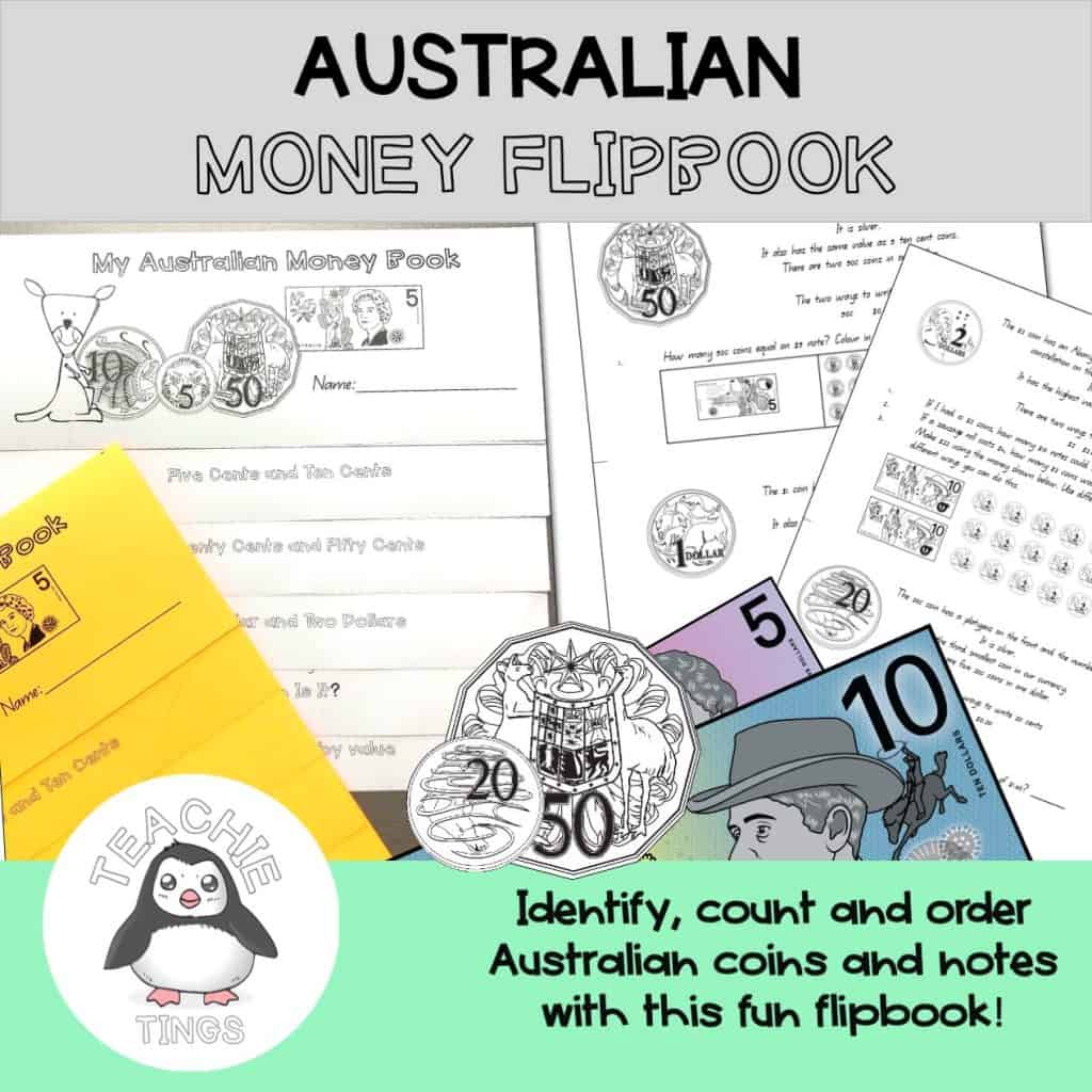 Australian Money Flipbook - Grade 1 & 2 — Teachie Tings