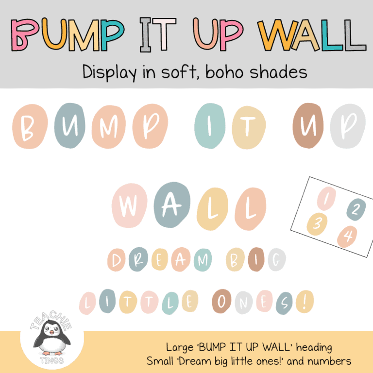 BUMP IT UP WALLS | Displays Archives — Teachie Tings