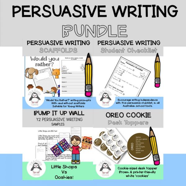 Persuasive Writing Opinion Writing Bundle Year 2 Teachie Tings