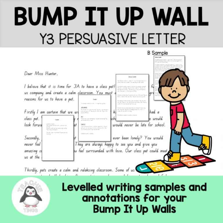 BUMP IT UP WALL | Writing Samples Archives — Teachie Tings