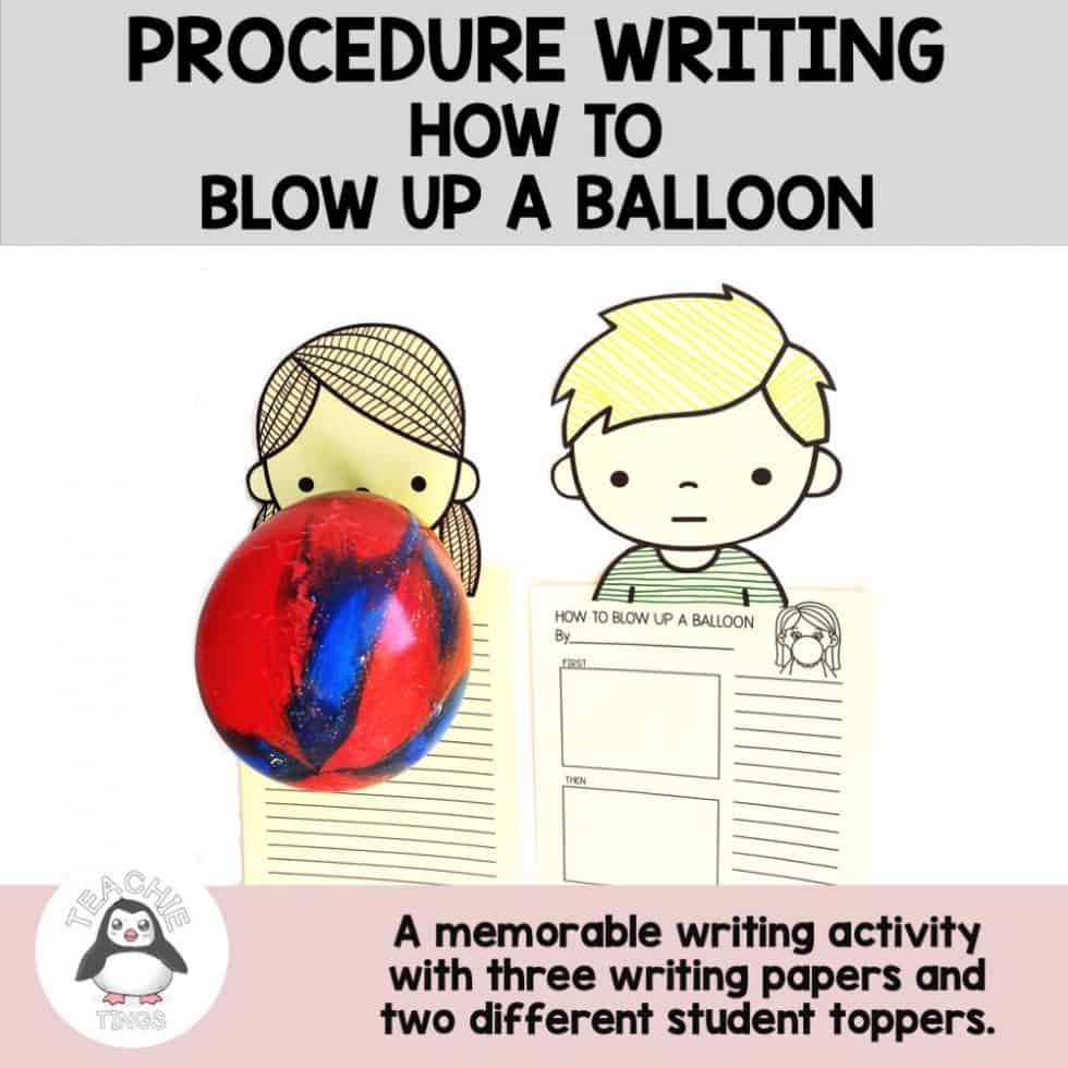 Teaching the power of precise verbs with procedures — Teachie Tings