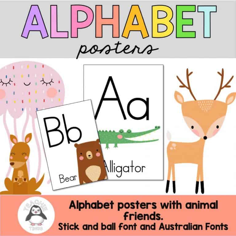 Alphabet Posters for Classroom – Teachie Tings – Time-Saving Teacher ...