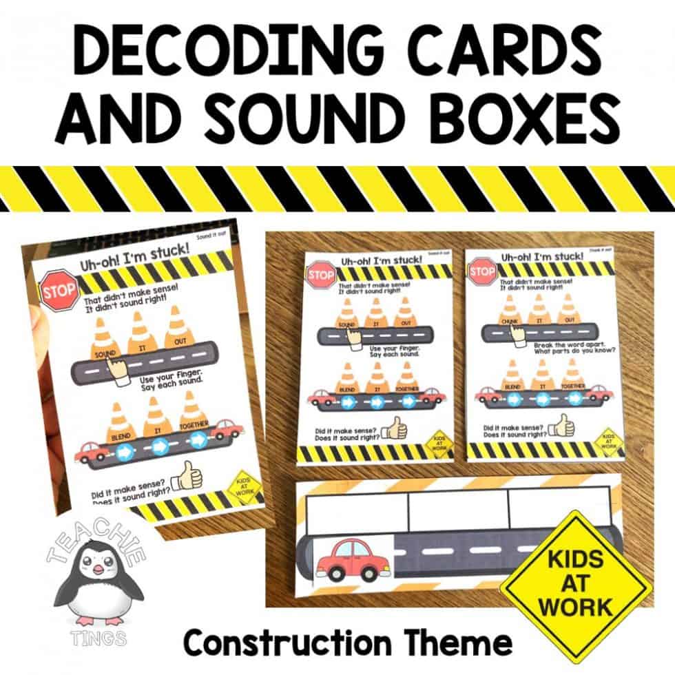 Decoding Strategy Cards and Sound Boxes – Teachie Tings
