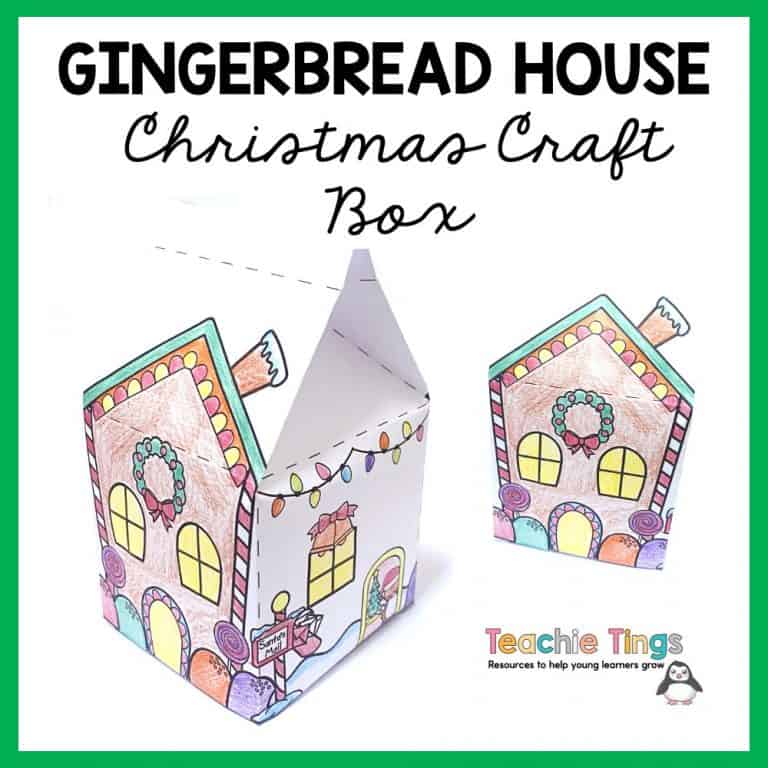 Gingerbread House Box Craft — Teachie Tings