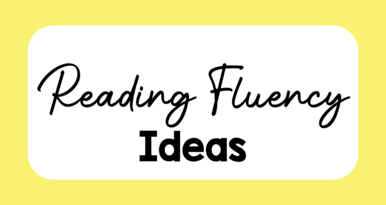 Reading Fluency Ideas — Teachie Tings