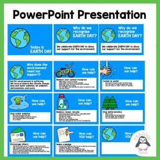 Earth Day PowerPoint, Colouring-in Poster And Pledge — Teachie Tings