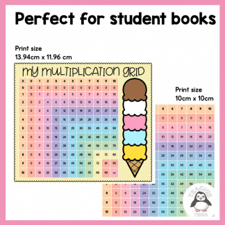 Times Table Multiplication Grids 10 X 10 — Teachie Tings
