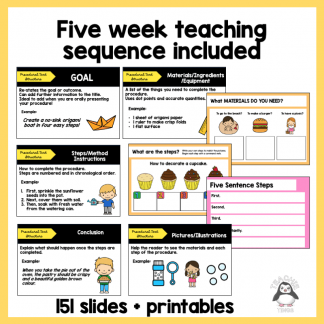 Procedural Writing Lesson Slides – Teachie Tings – Time-Saving Teacher ...