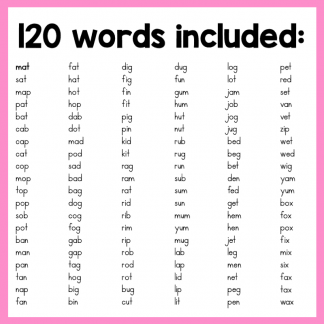 CVC Word Blending PowerPoint | Decodable CVC Words Warm-Up — Teachie Tings