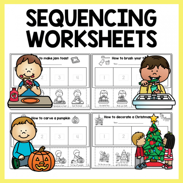 Sequencing Worksheets for Procedures – Teachie Tings