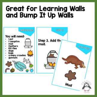 Wombat Stew Procedural Writing Posters + Recipe Sequencing — Teachie Tings