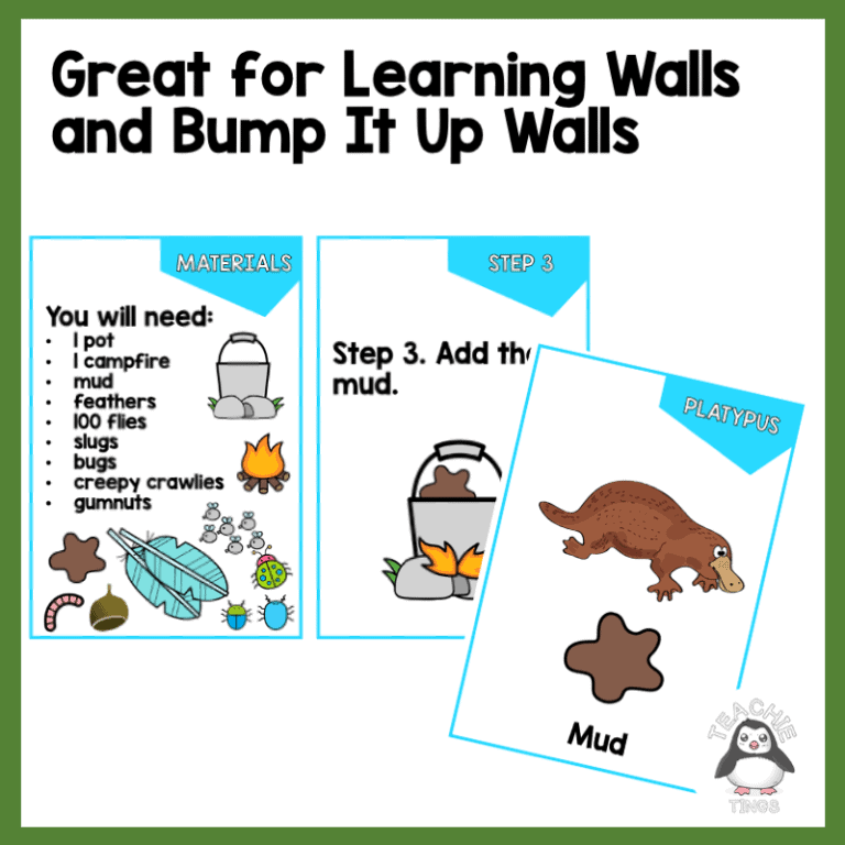 Wombat Stew Procedural Writing Posters + recipe sequencing – Teachie ...