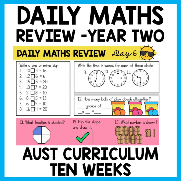 Daily Maths Review – Teachie Tings – Time-Saving Teacher Resources