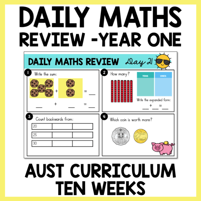 Daily Maths Review Slides — Teachie Tings