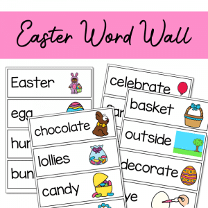 Easter Word Wall Vocabulary Cards — Teachie Tings