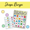 Shape Bingo 2D & 3D — Teachie Tings