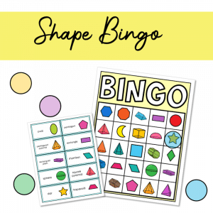 Shape Bingo 2D & 3D — Teachie Tings