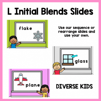 Initial L Blends Blending Practice PowerPoint | Decodable Words ...
