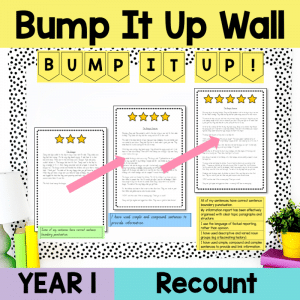 BUMP IT UP WALL | Writing Samples – Teachie Tings – Time-Saving Teacher ...