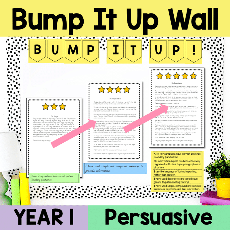 Year 1 Persuasive Bump It Up Wall Writing Exemplars Teachie Tings Year 1 Persuasive Bump It Up Wall Writing Exemplars Teachie Tings