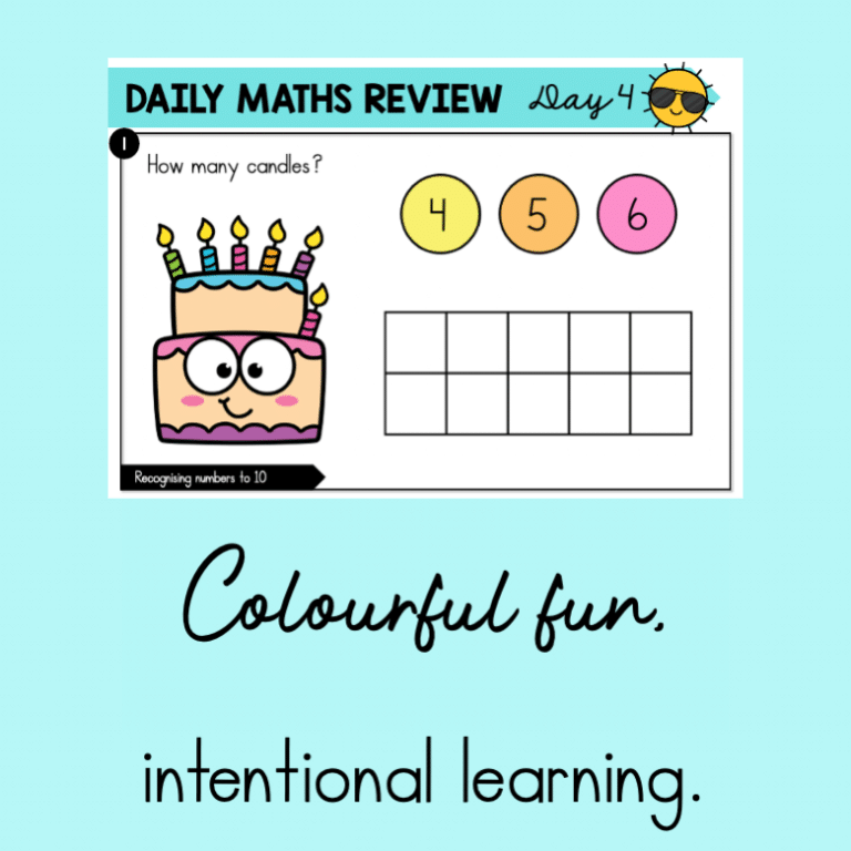 Daily Maths Slides for Prep – Set 1 – Teachie Tings – Time-Saving ...