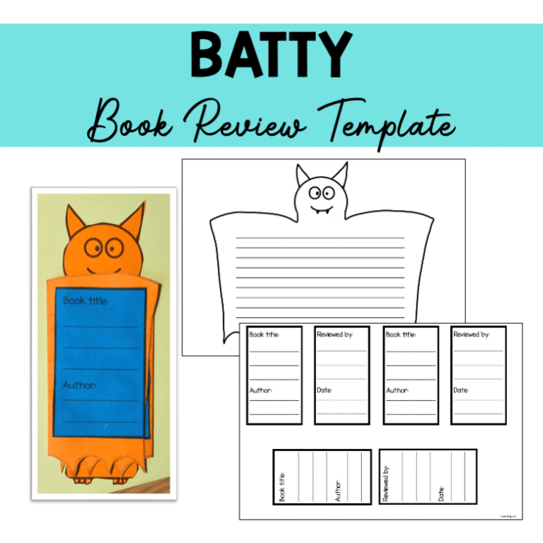 Book Review Foldable – Batty Bat – Teachie Tings – Time-Saving Teacher ...