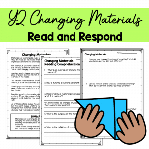 Year 2 Science - Changing Materials | Read And Respond — Teachie Tings