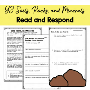 Year 3 Science - Soils, And Rocks And Minerals | Read And Respond ...