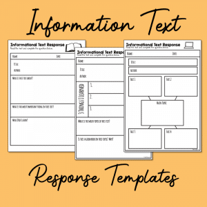 Information Texts – Teachie Tings – Time-Saving Teacher Resources