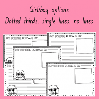 School Holiday Recount Template – Teachie Tings – Time-Saving Teacher ...