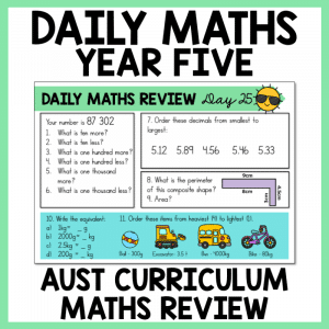 Daily Maths Review Slides – Teachie Tings – Time-Saving Teacher Resources