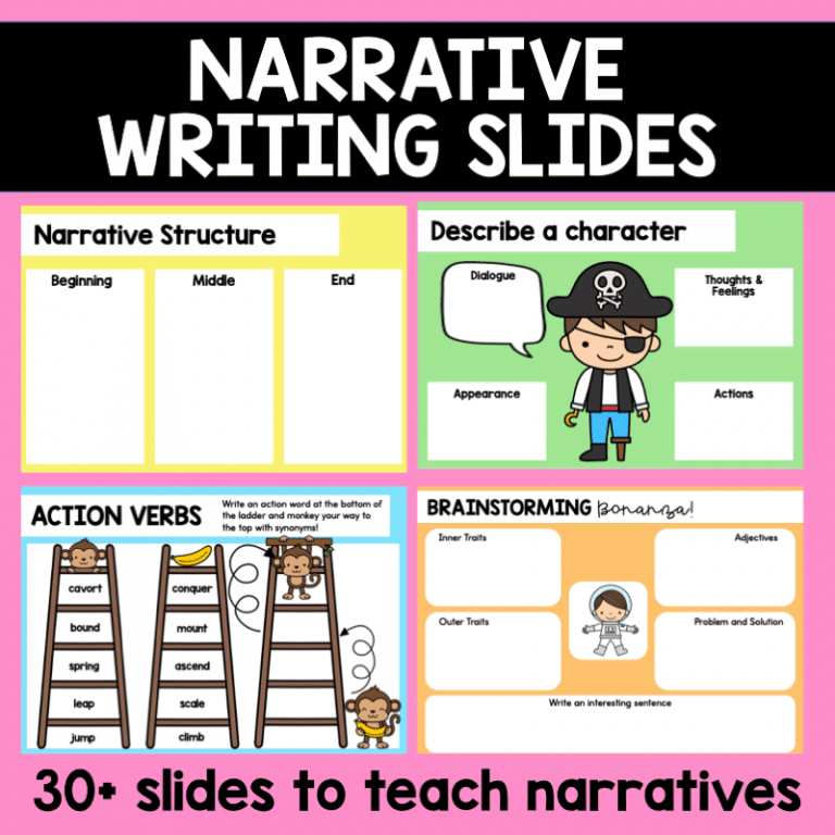 Narrative Writing Slides Freebie – Teachie Tings – Time-Saving Teacher ...